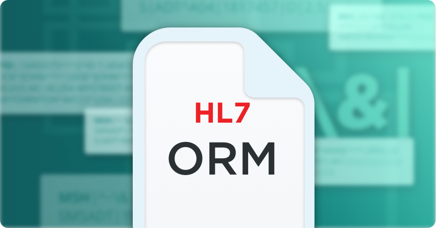 HL7 - ORM Message